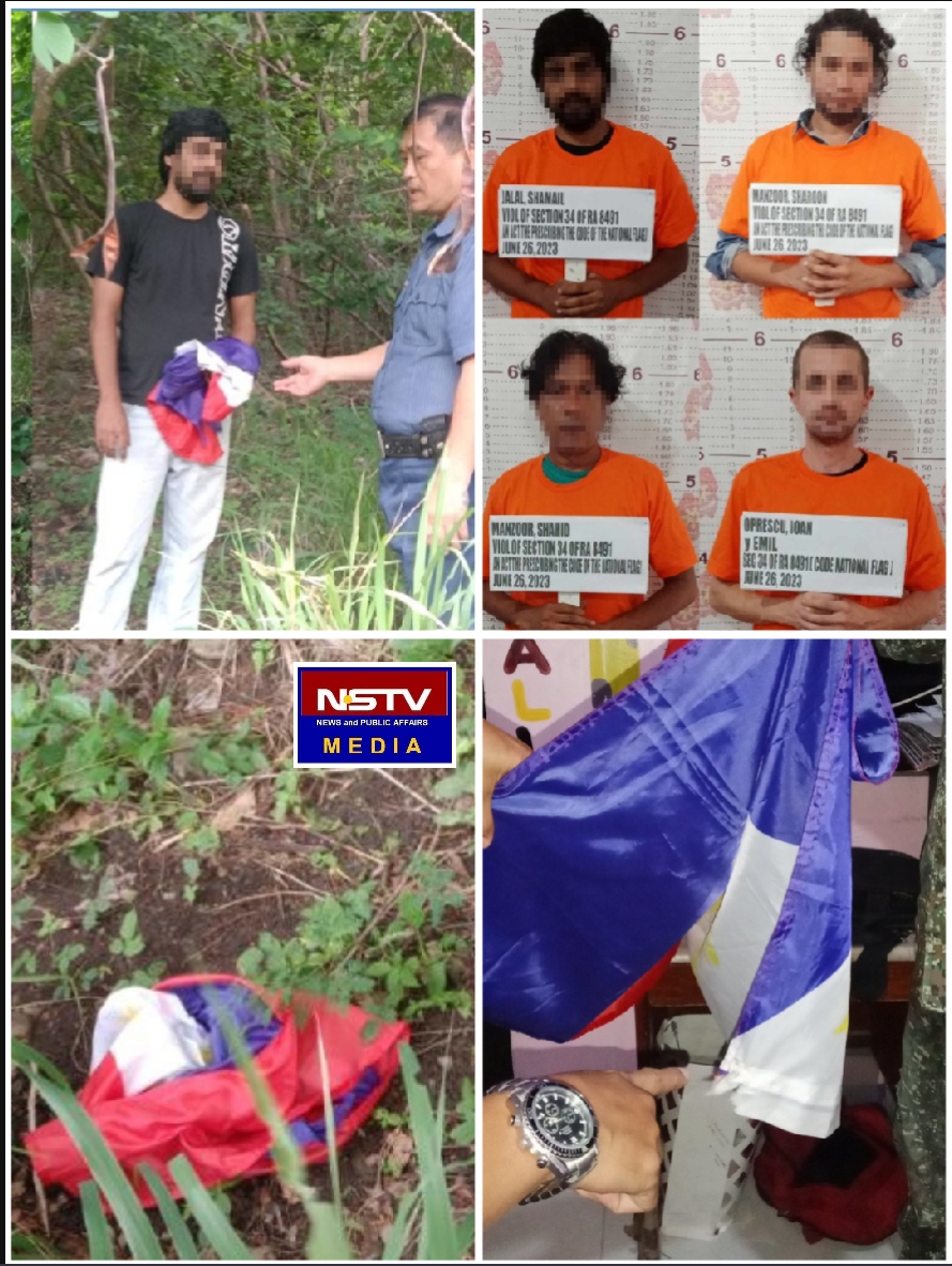 Philippine Flag Destroyed by 4 Foreign Nationals, Arrested in Cavite ...