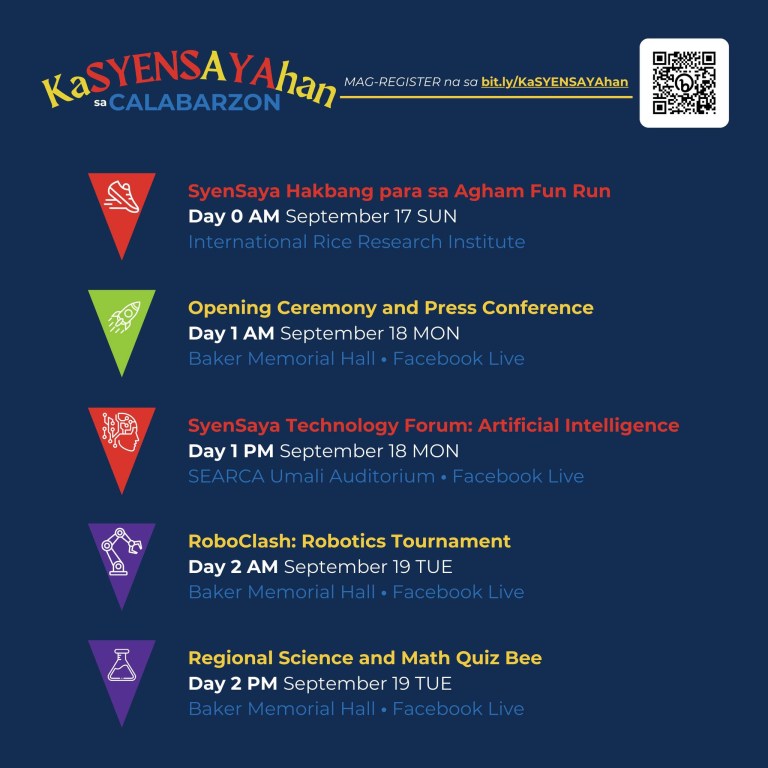 DOST-CALABARZON, LBSCFI team up to hold this year’s Regional S&T Week ...