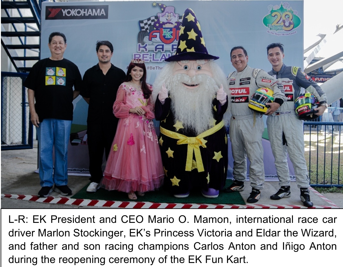 Enchanted Kingdom reopens go-kart race track, launches cadet karts for ...