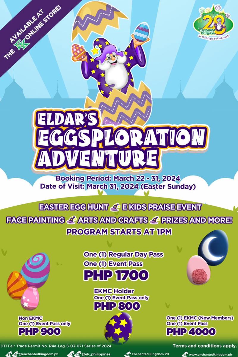 Enchanted Kingdom celebrates Easter with Eldar’s Eggsploration ...