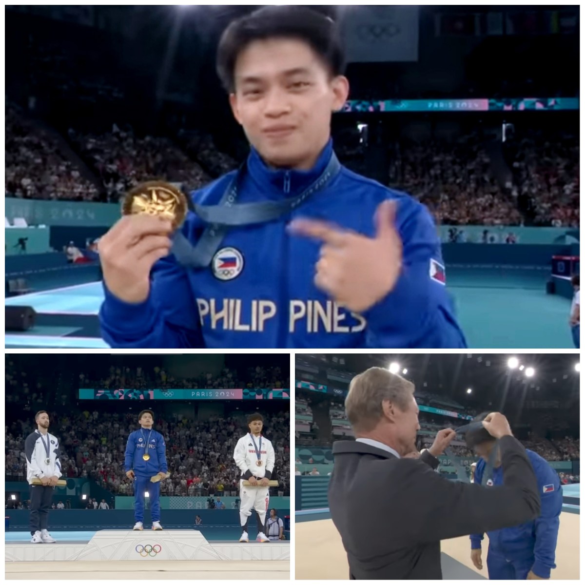 Carlos Yulo Wins Gold in Men’s Floor Exercise at 2024 Paris Olympics ...