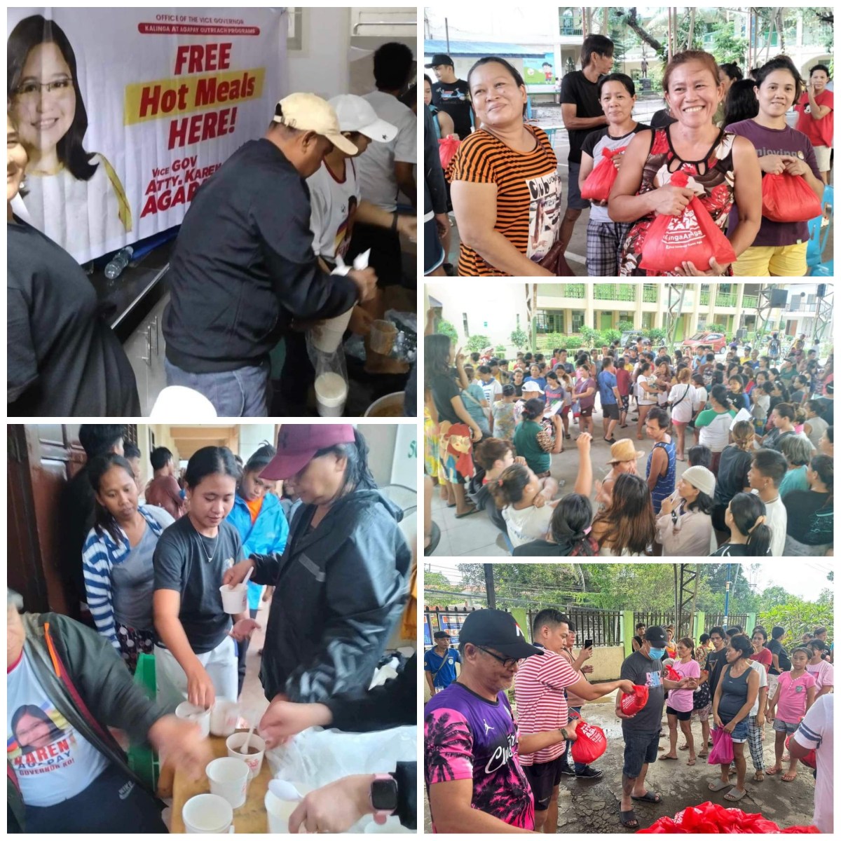 Vice Governor Karen Agapay Provides Hot Meals and Relief Packs to ...