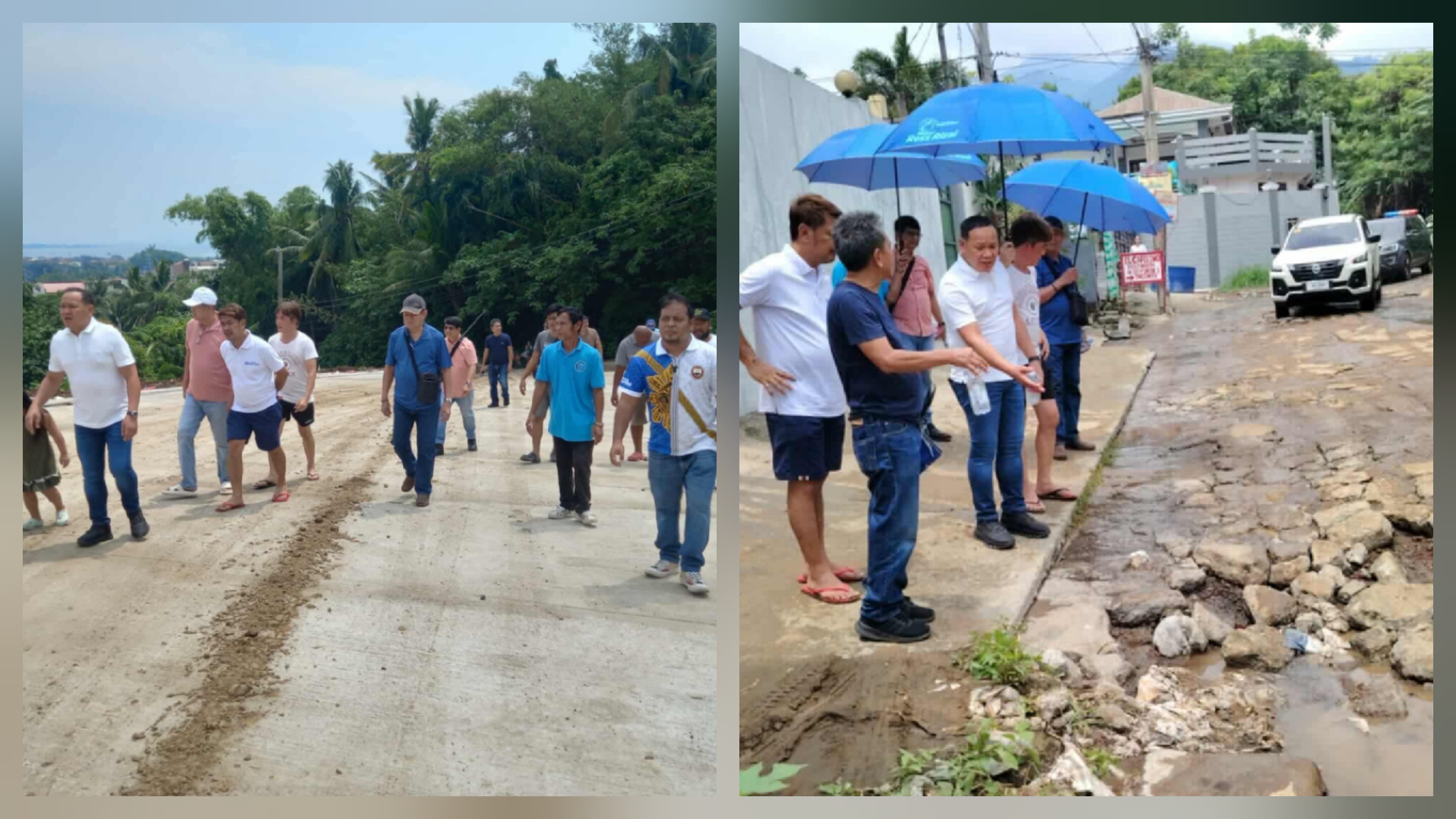 Mayor Ross Rizal Conducts Sunday Inspection in Pansol After Mudslide ...