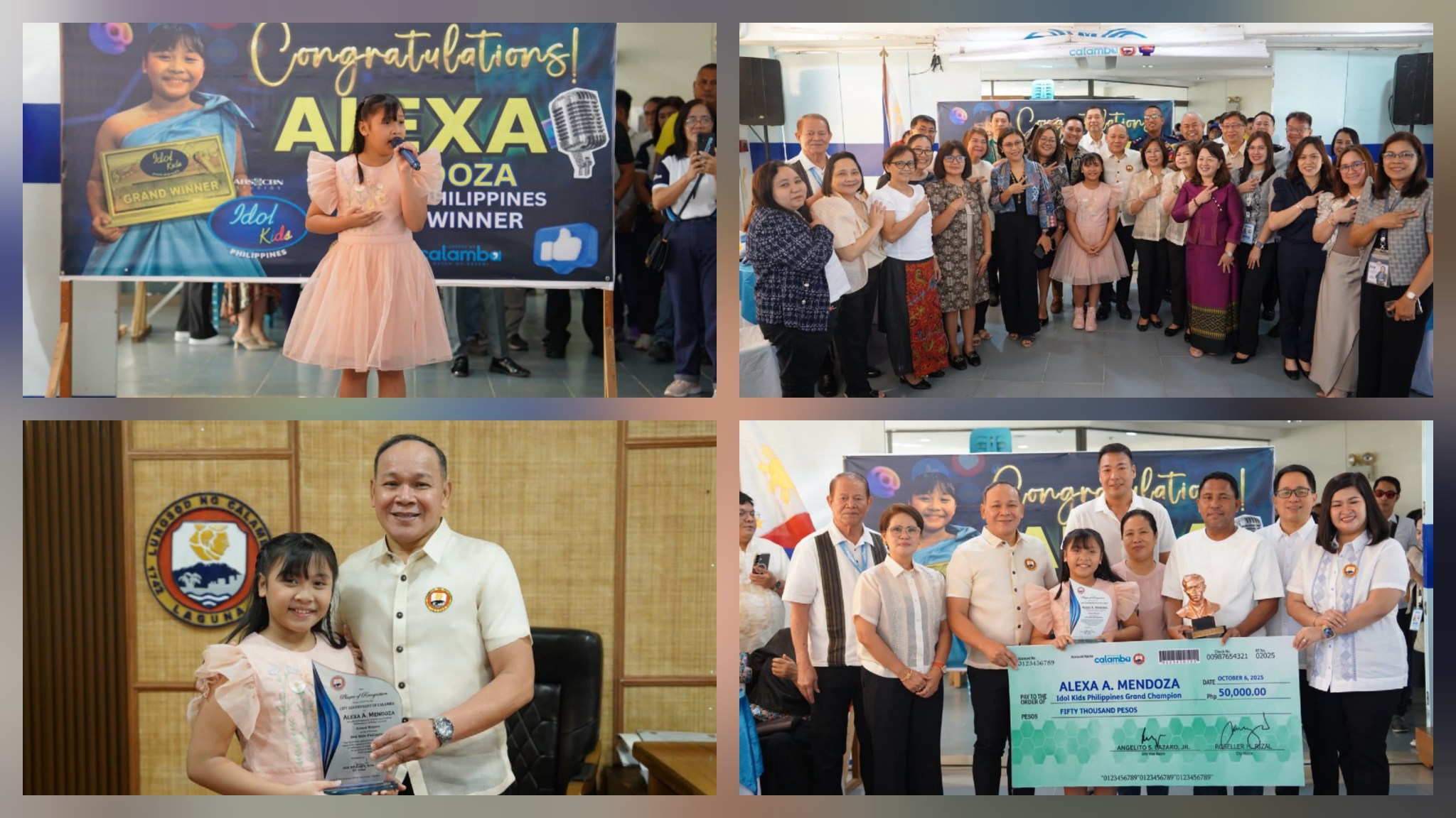 Mayor Ross Rizal Honors Calamba’s Pride: Alexa Mendoza Crowned Idol ...