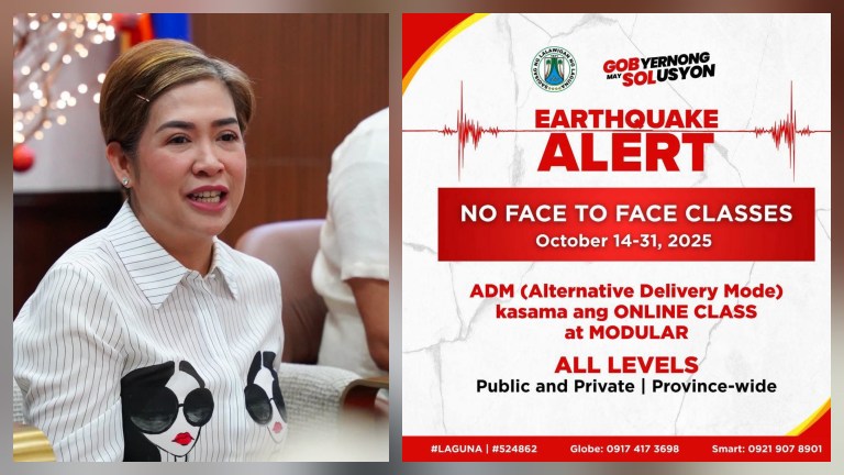 Laguna Governor Sol Aragones Suspends Face-to-Face Classes Provincewide ...